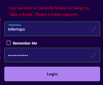 I can't log in or access my account
